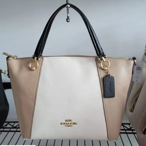 Coach | Bags | 28 New Coach Satchel In Colorblock | Poshmark
